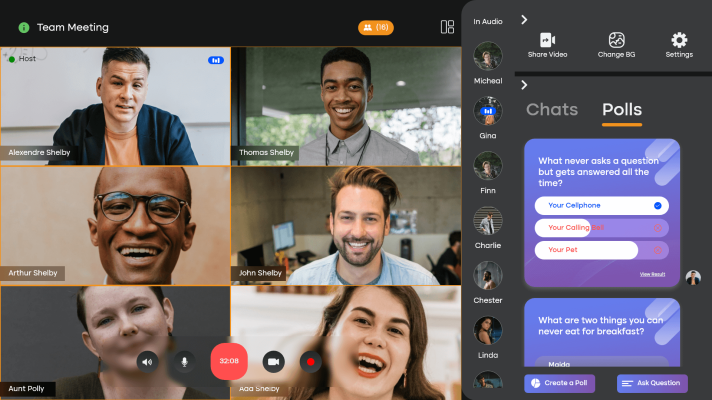 Online meeting and live streaming application | Tecziq